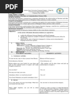 Lesson Plan - Verbs | PDF | Verb | Subject (Grammar)