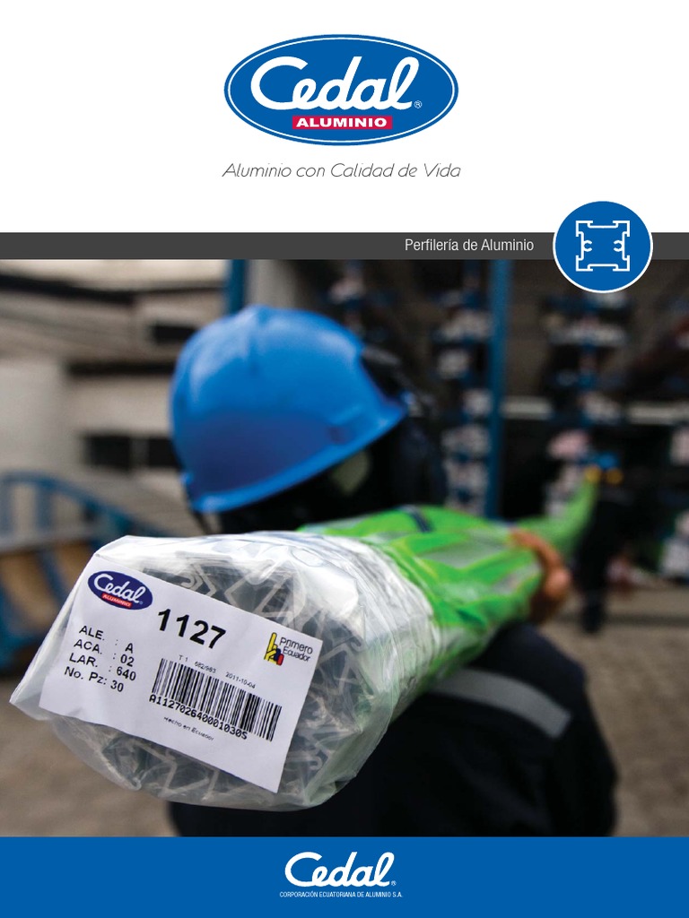 CEDAL - Catalogo de Perfilería | PDF | Átomos | Elementos metálicos