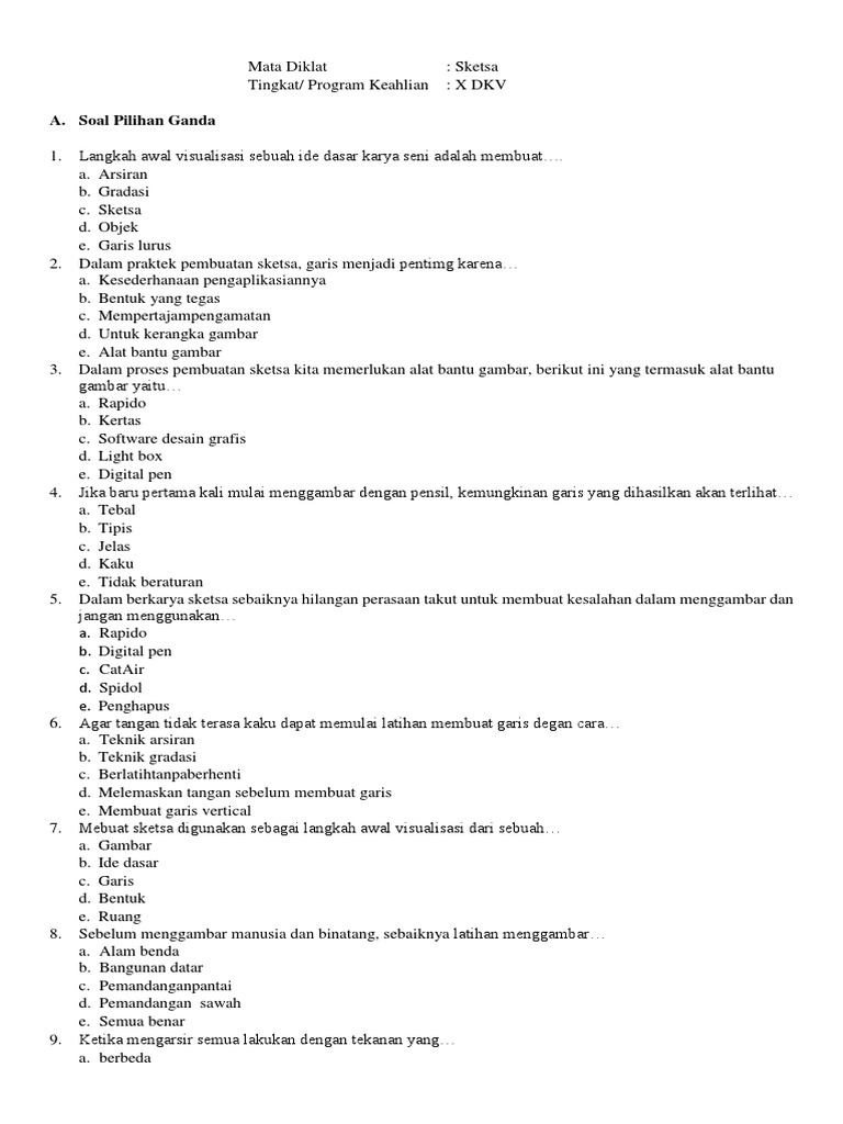 DKV Sketsa | PDF