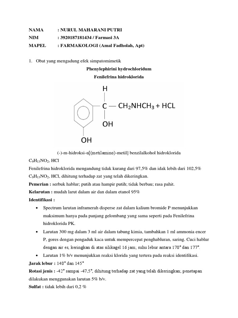 Simpatomimetik Dan Parasimpatomimetik | PDF