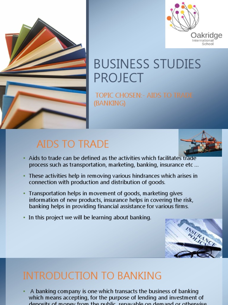 Aids To Trade | PDF | Deposit Account | Banks