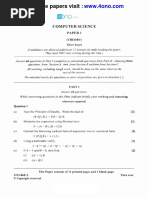 ISC 2018 Computer Science Theory Solved Paper | PDF | Logic Gate | Method (Computer Programming)