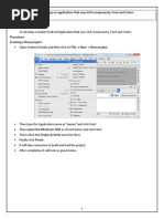 CS8662 - Mobile Application Development Lab Manual | PDF | Typefaces ...