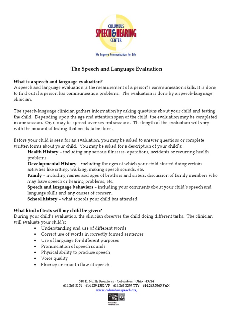 1 - Imp - The-Speech-and-Language-Evaluation | PDF | Speech | Speech ...