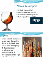 Jenis-jenis Minuman Aperitif dan Spirit | PDF | Memasak, Makanan, & Anggur