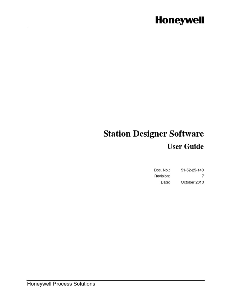 Station Designer HOneywell HC900 PLC | PDF | Internet Protocol Suite | Microsoft Windows