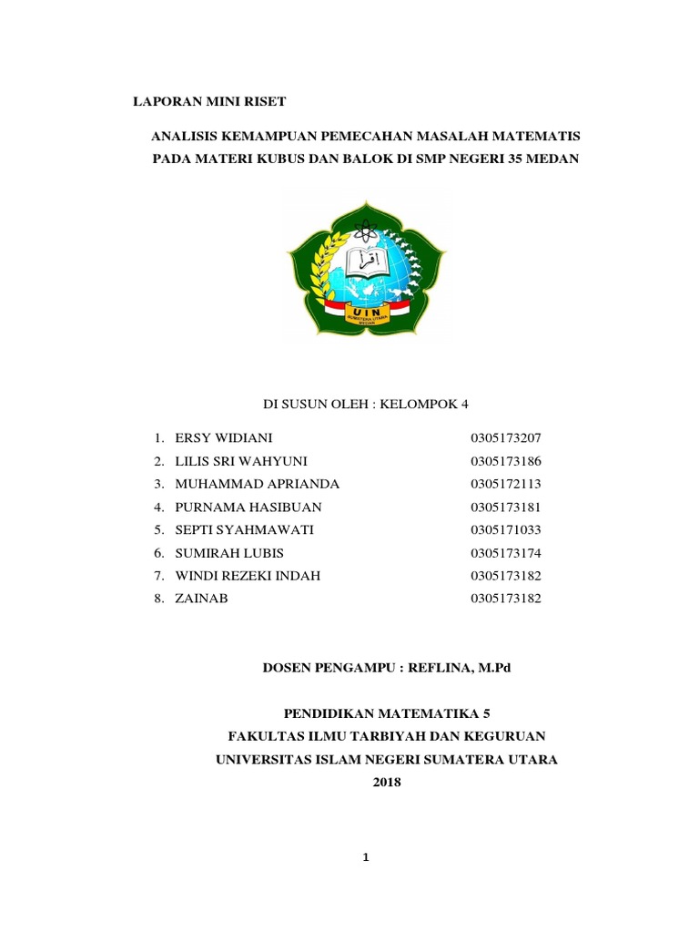 LAPORAN MINI RISET Geometri | PDF