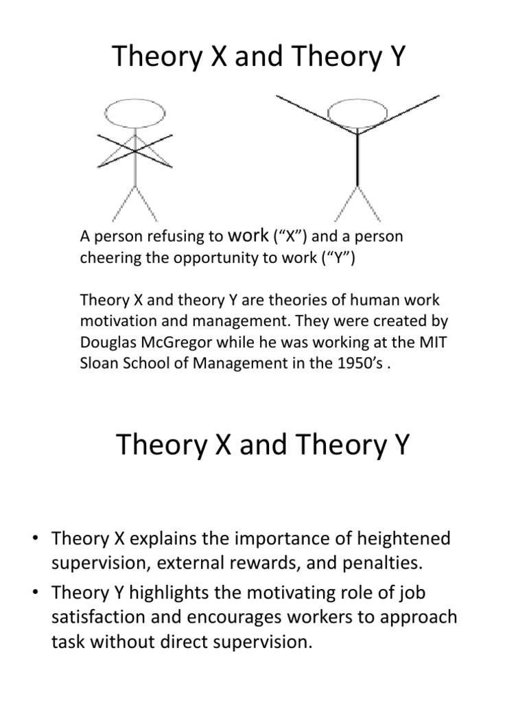 Mcgregor Theory X And Y