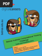 Bebras Solution Guide 2022 R2 Primary | PDF | Central Processing Unit | Ascii