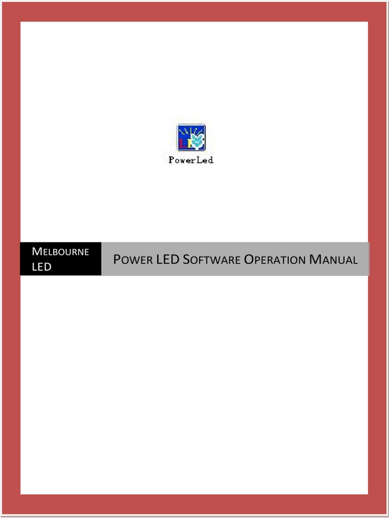 Power Led Instruction Pdf Software Computing