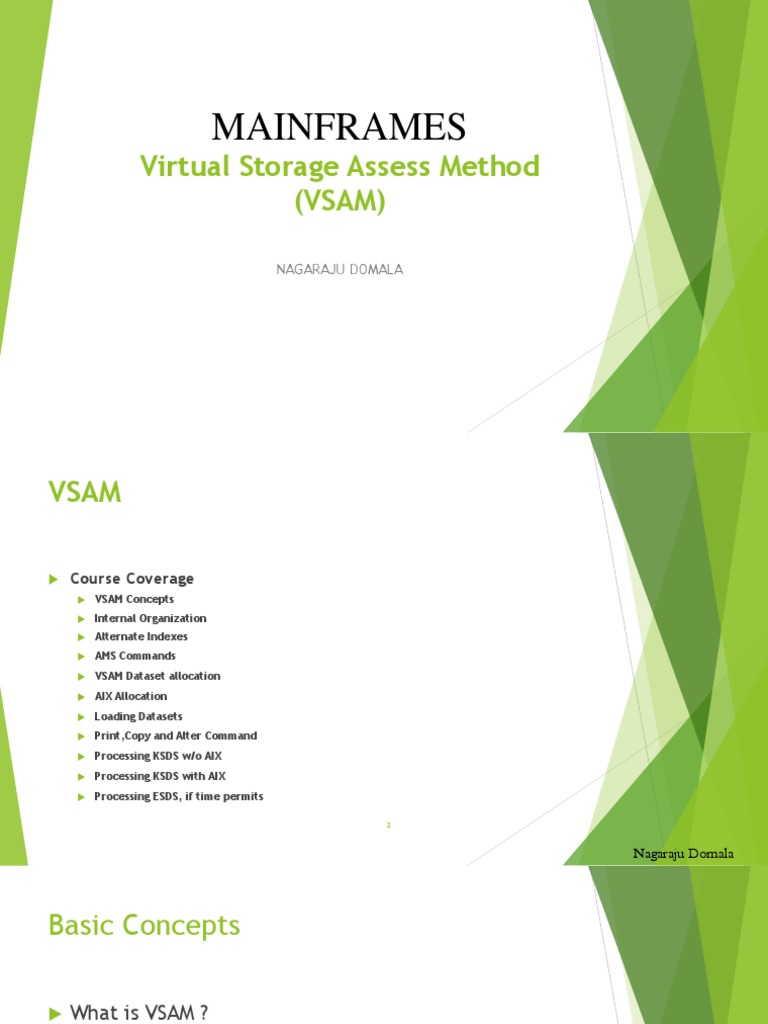 VSAM | PDF | Areas Of Computer Science | Computer Architecture