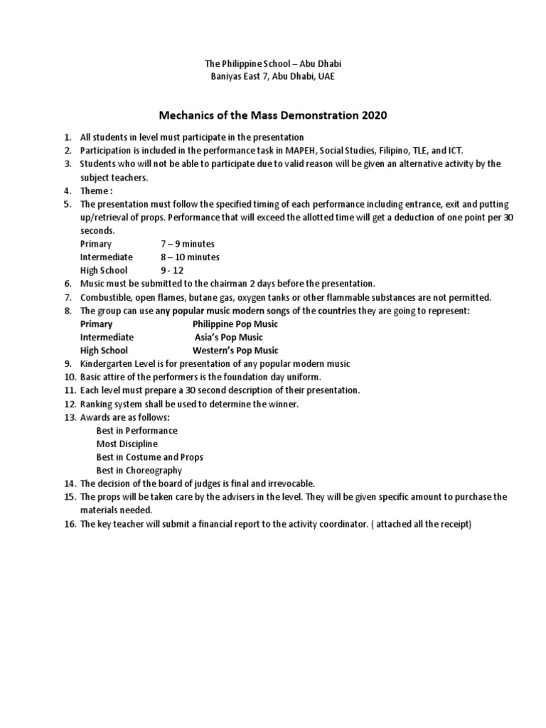 Mapeh Foundation Proposal | Download Free PDF | Entertainment (General)