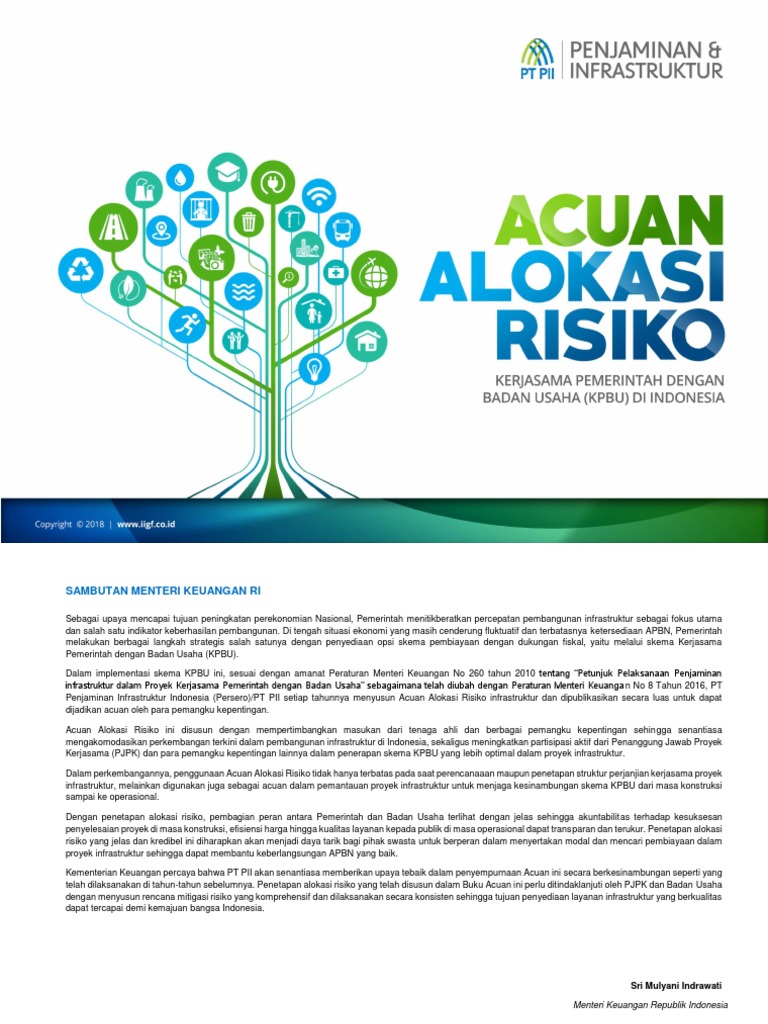 Final 20180305 Acuan Alokasi Risiko Bahasa 2018 Clean Newlogo PDF | PDF