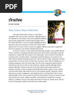 Arachne Weaving Contest: and tHE | PDF | Athena | Mythology