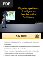 The Origin Migration and Settlement of The Tainos and Kalinagos | PDF