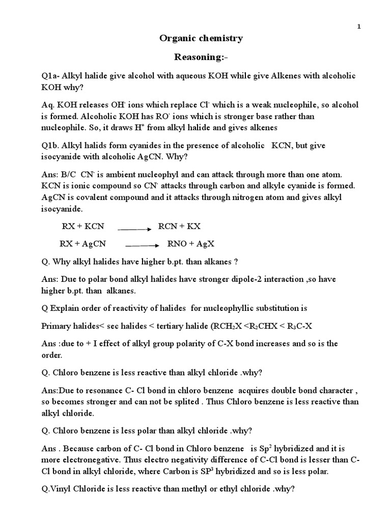 Organic Chemistry Final Notes | PDF | Amine | Aldehyde