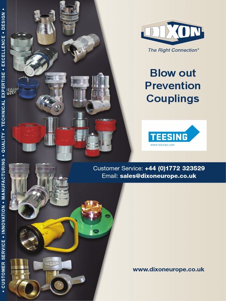Quick Connect Coupling-Bop-Product-Range-Dixon | PDF | Blowout (Well ...