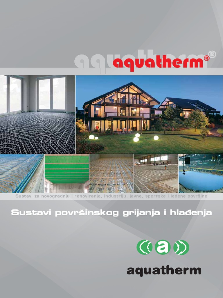 Aquatherm - Sistemi Povrsinskog Grejanja I Hladjenja (HR) PDF | PDF