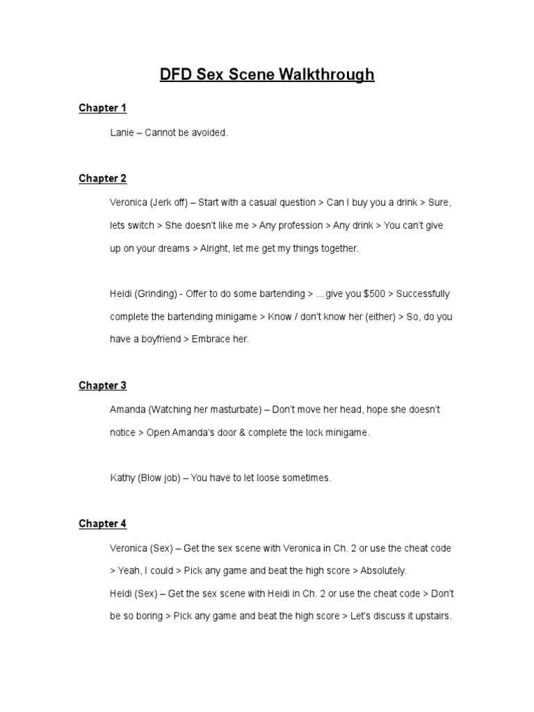 DFD Walkthrough | PDF | Leisure