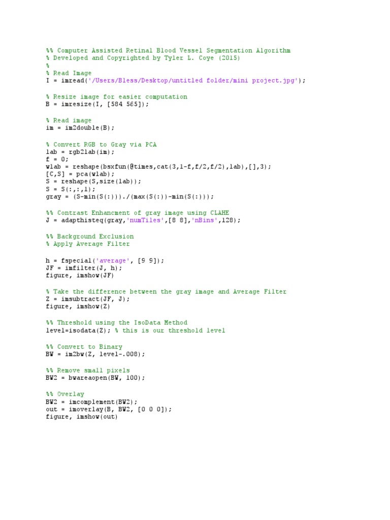 Segmentation Example Matlab | PDF | Teaching Methods & Materials ...