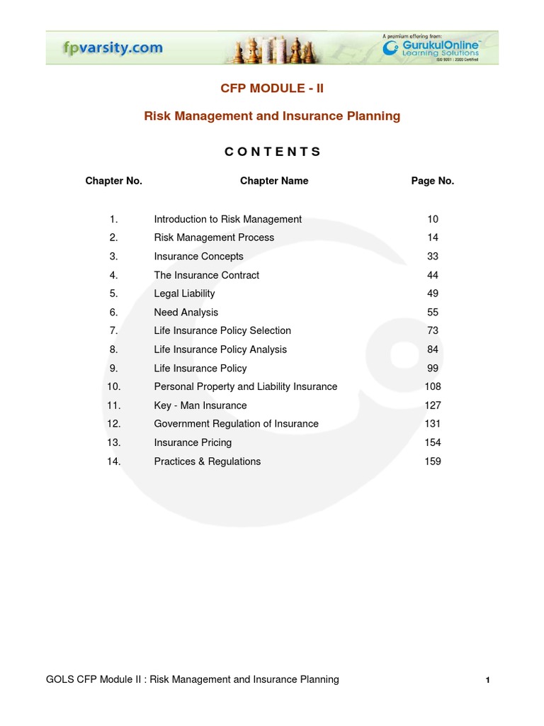 Rmip PDF | PDF | Insurance | Risk Management