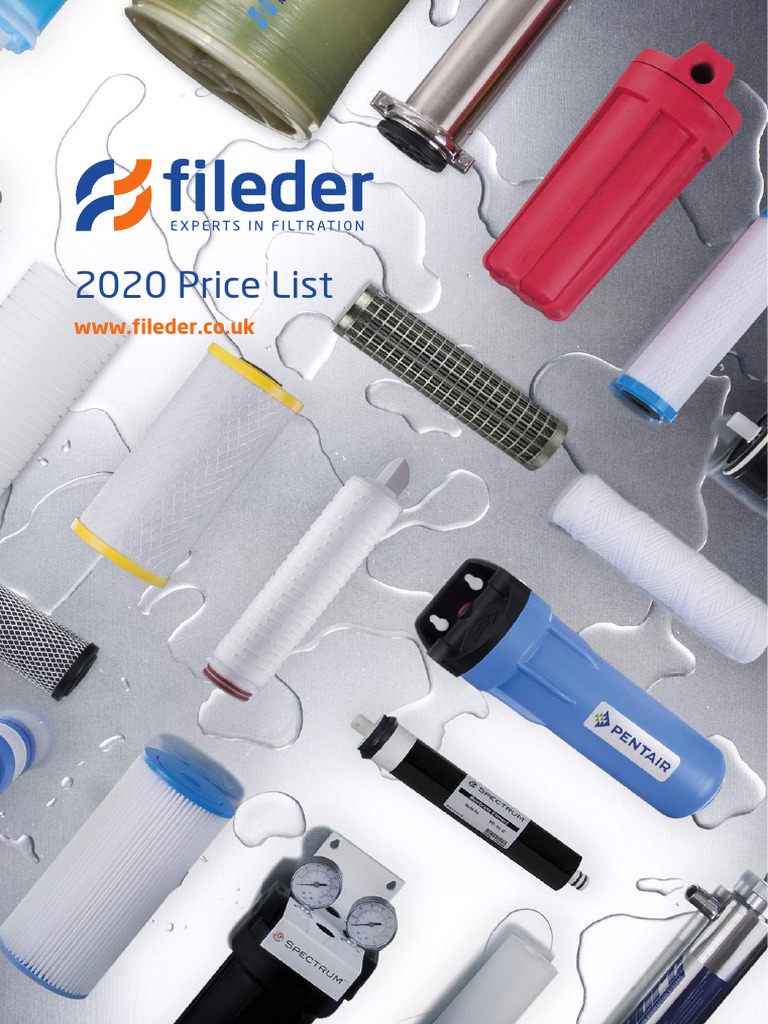 Fileder 2020 | PDF | Water Purification | Water