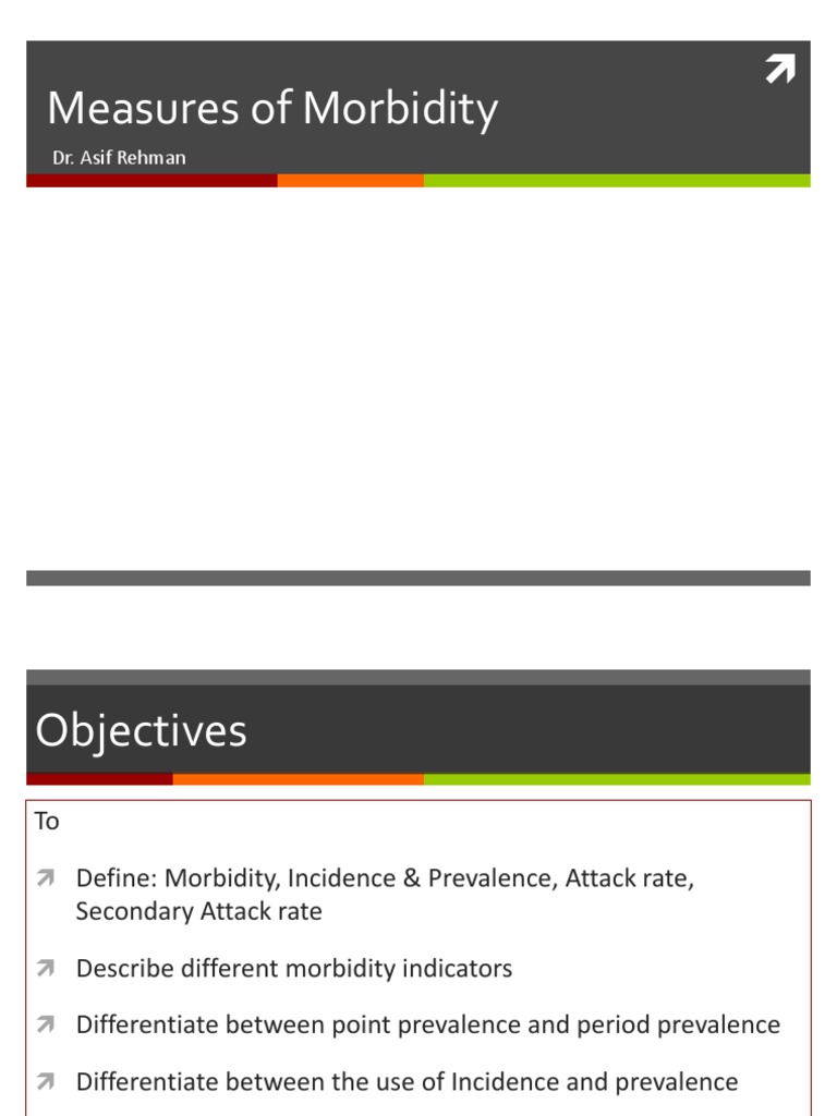 Measures of Morbidity | PDF | Incidence (Epidemiology) | Prevalence