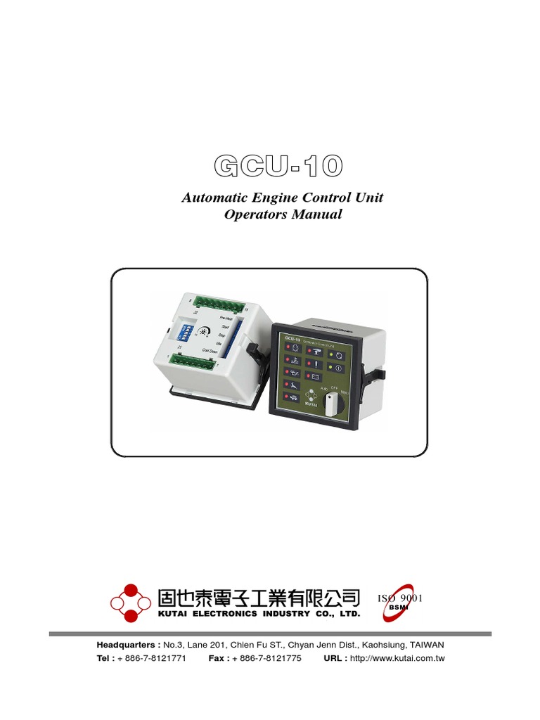 Gcu 10 Manual en | PDF | Amplifier | Switch