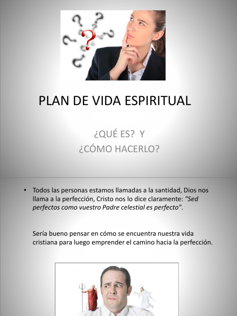 Plan de Vida Espiritual | PDF | Alma | eucaristía Plan de Vida Espiritual | PDF | Alma | eucaristía
