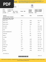 LIVER PROFILE LFT Test Report Format Example Sample Template Drlogy Lab ...