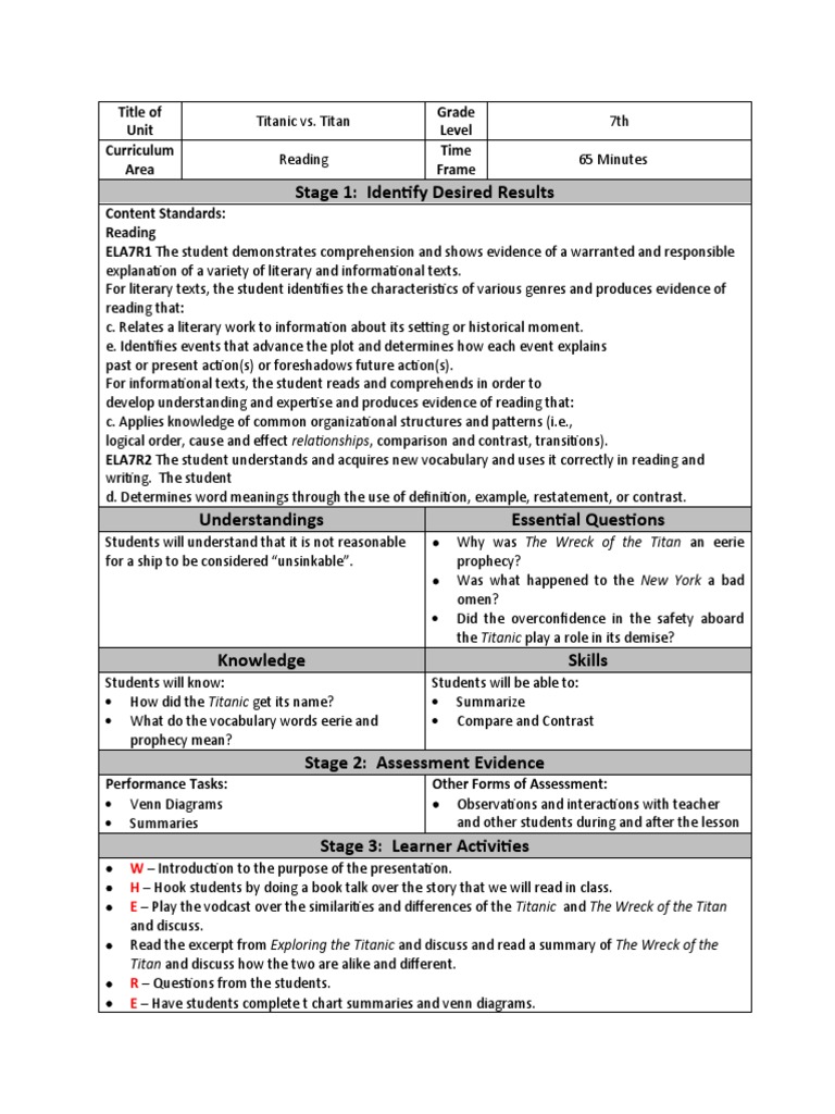 Lesson Plan | PDF | Cognition | Education Theory