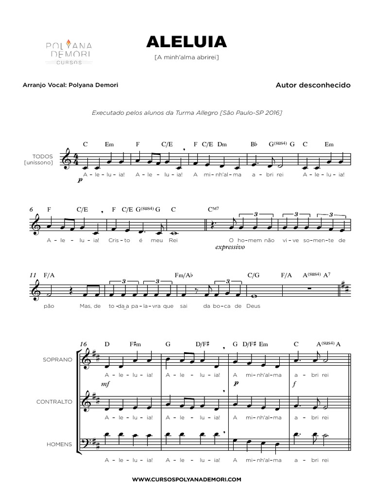 ALELUIA Oficial | PDF