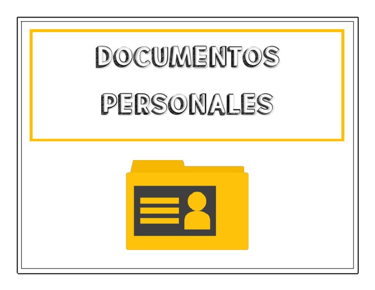 02 Documentos Personales PDF | PDF