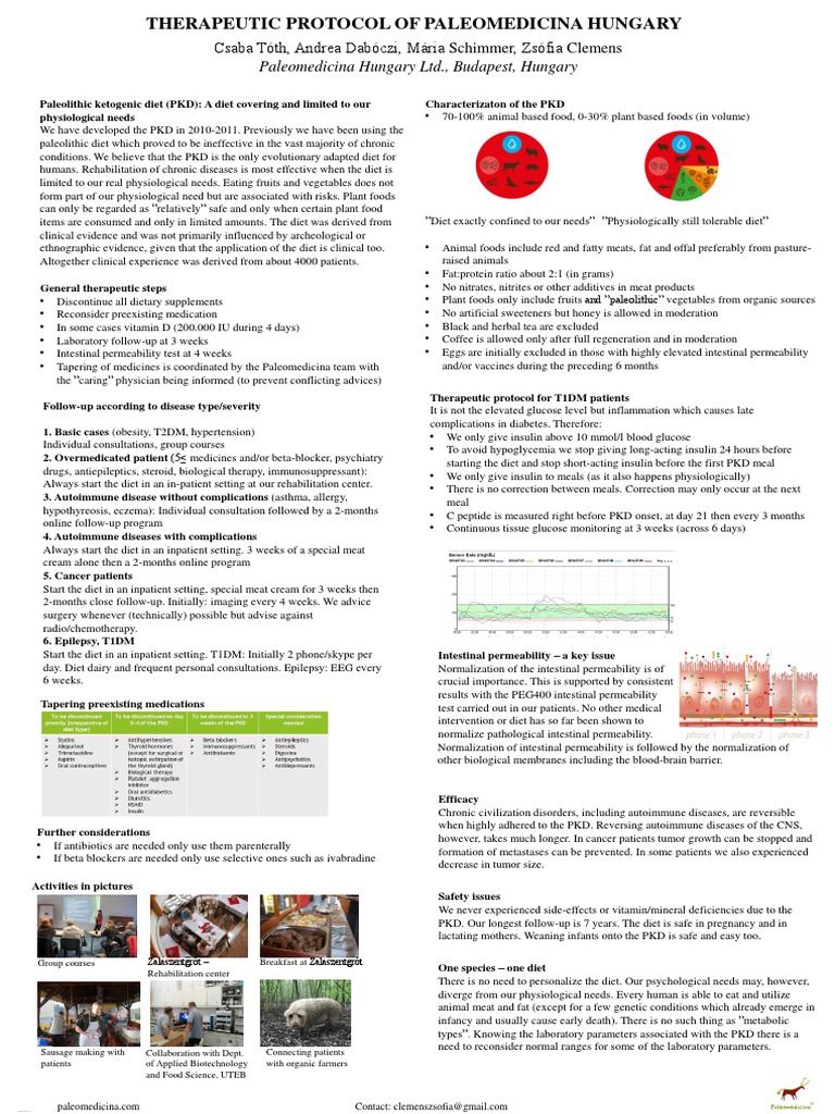 Therapeutic Protocol of Paleo Medicina Hungary | PDF | Foods | Medical ...