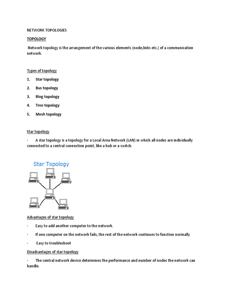 Network Topologies - Ii Puc CS | PDF | Network Topology | Computer Network