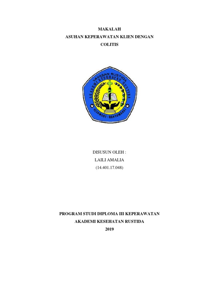 Askep Colitis Fiks | PDF | Kesehatan Holistik | Sains & Matematika
