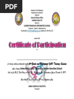 Letter of Intent in Retaining Points For RQA 2022-2023 | PDF