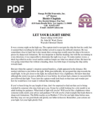 Lighthouse Handout 1 | PDF | Religion & Spirituality