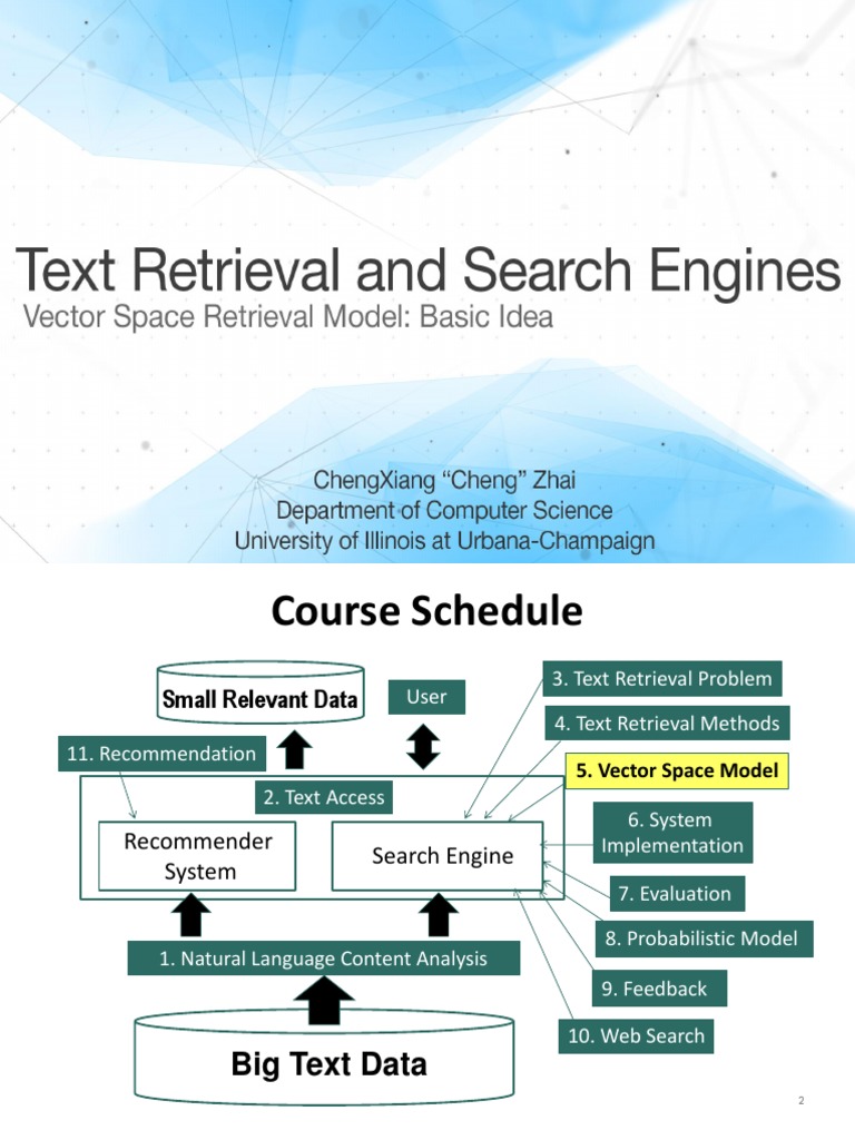 1.5-TR-Vector Space Model Basic Idea | PDF | Information Retrieval ...
