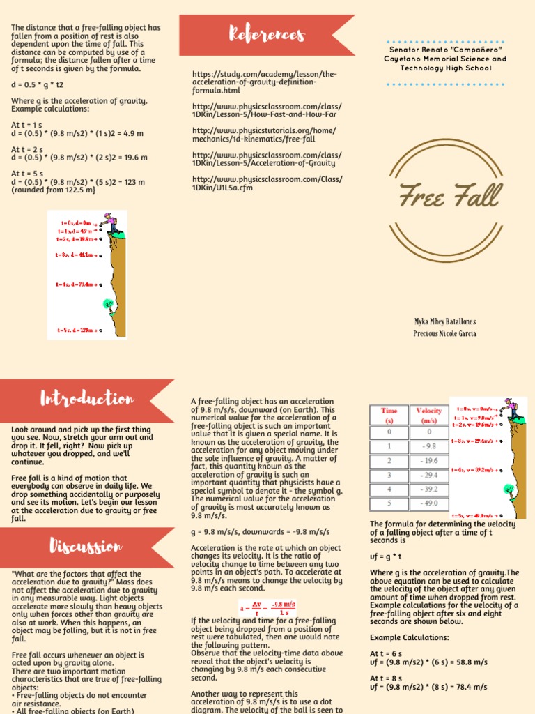 Free Fall | PDF | Acceleration | Gravity