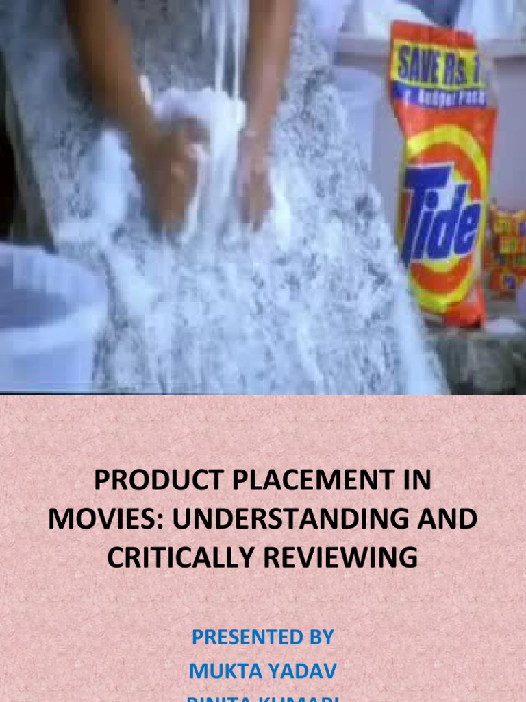 Product Placement in Movies | PDF | Brand | Persuasion