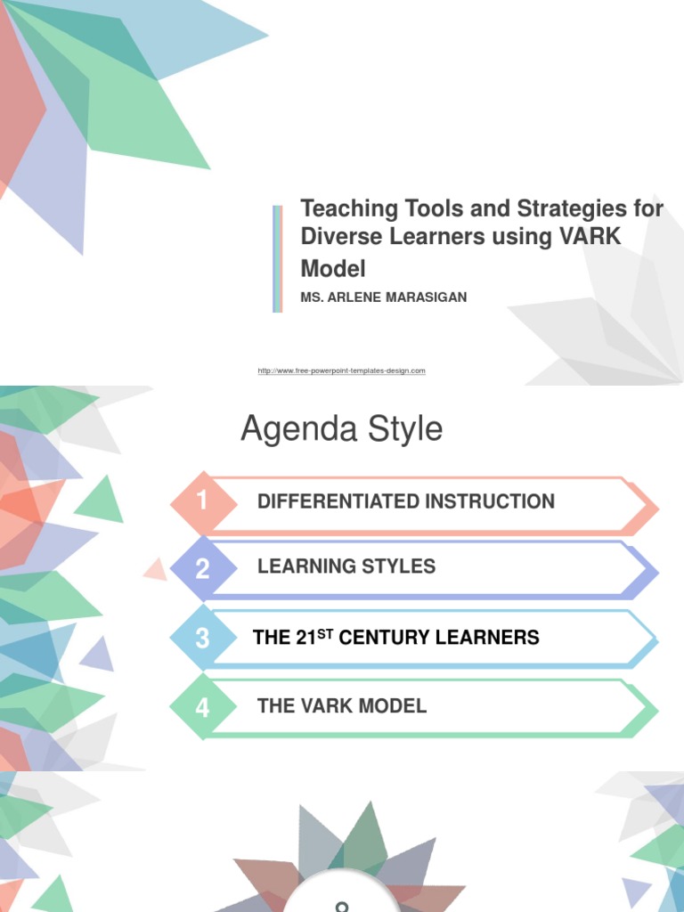 Vark Model | PDF | Learning Styles | Differentiated Instruction
