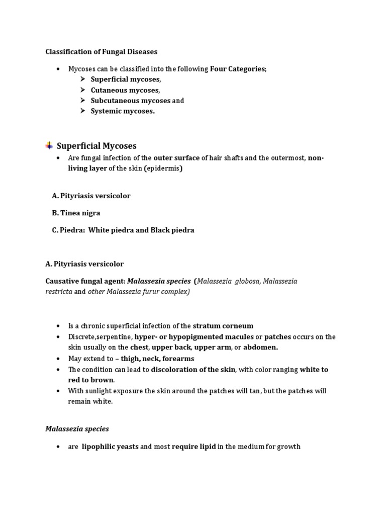 Classification of Fungal Diseases | PDF | Organisms | Fungus