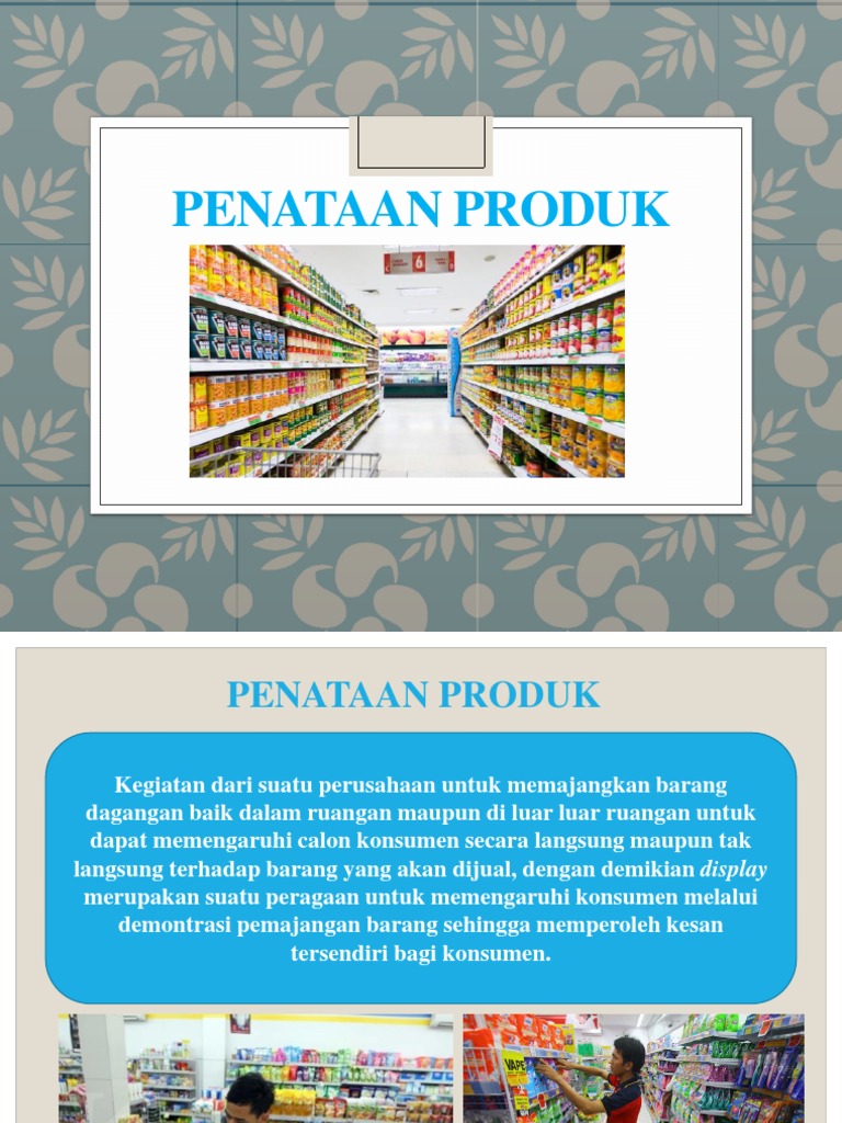 Bab 1 Sop Penataan Produk | PDF