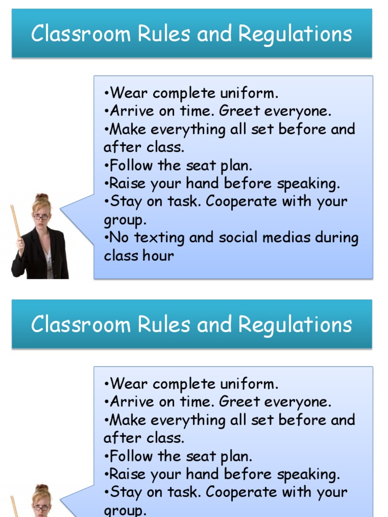 Elementary Classroom Rules And Consequences