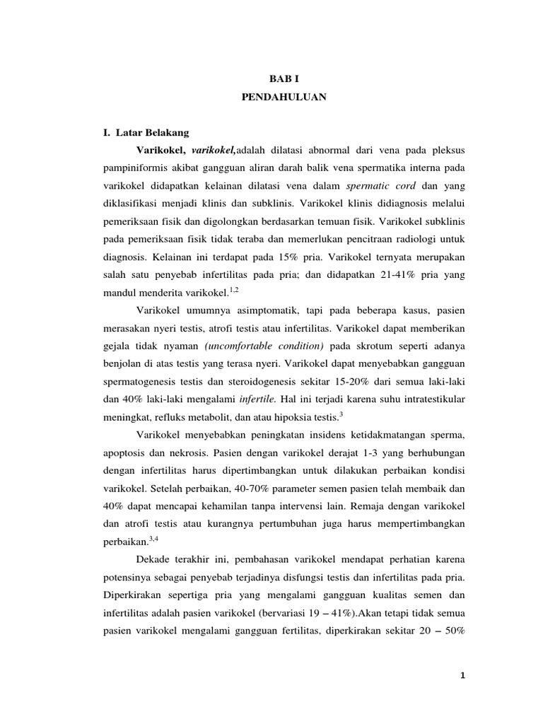 LAPORAN KASUS Varikokel | PDF