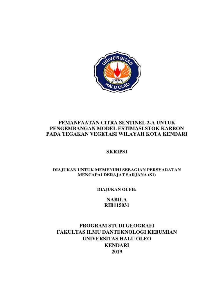 Nabila - R1B115031 - Geografi - Fitk - Uho | PDF