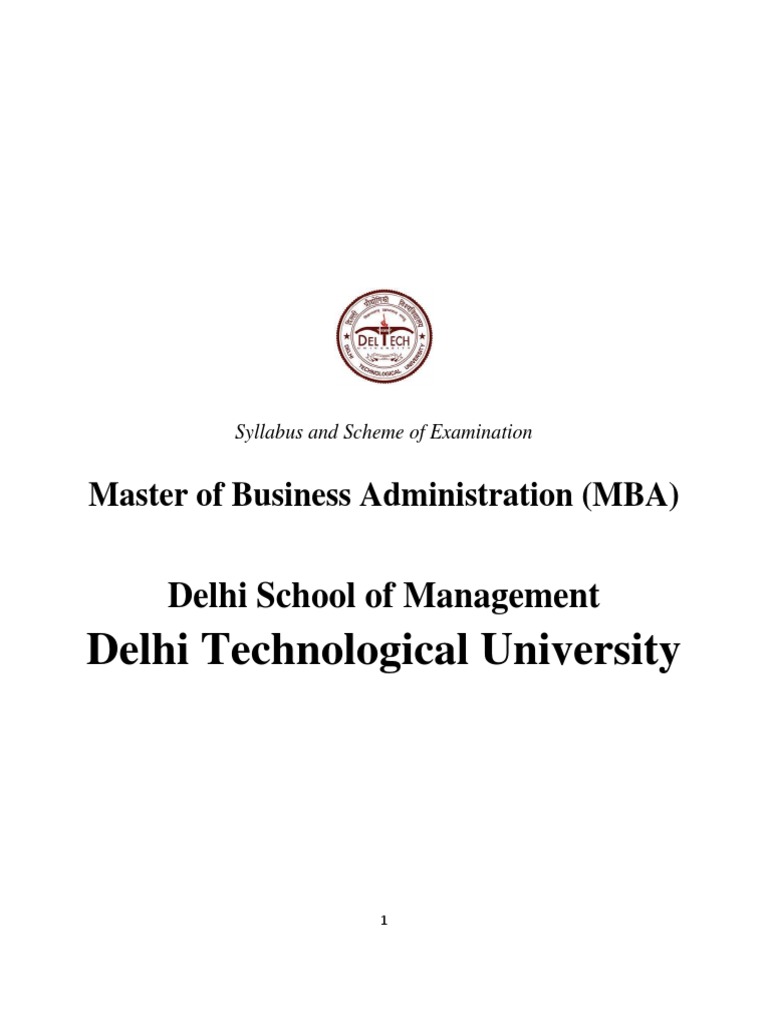 Mba Syllabus | Download Free PDF | Knowledge Management | Marketing