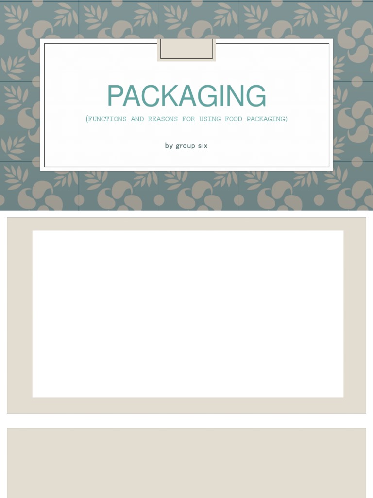 Tle Packaging | PDF | Packaging And Labeling | Shelf Life