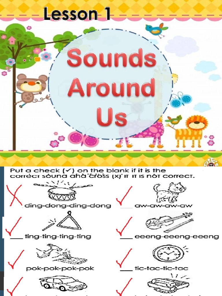 LEsson1-Sounds Around Us | PDF